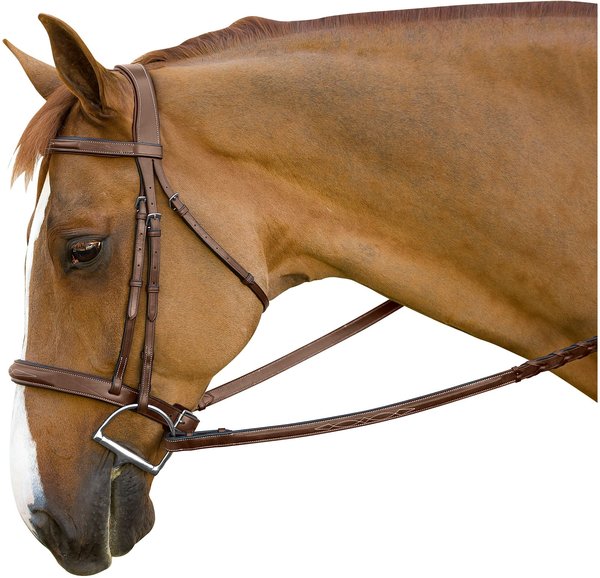 M. TOULOUSE Brunello Handy Hunter Bridle, Chocolate, Cob - Chewy.com
