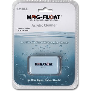 Discontinued - MAG-FLOAT Acrylic Floating Magnetic Aquarium Cleaner, Small - Chewy.com