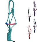 MAJESTIC ALLY Horse Nose Poly Rope & Halter, Turquoise - Chewy.com