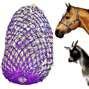 MAJESTIC ALLY Ultra Slow Feed Hay Net, 2 x 2-in, Purple - Chewy.com