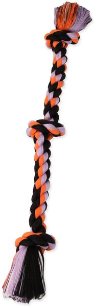 MAMMOTH Cottonblend 3 Knot Dog Rope Toy, Color Varies, Large - Chewy.com