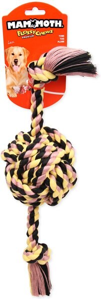 MAMMOTH Monkey Fist Ball & Rope Ends Dog Toy, Large - Chewy.com