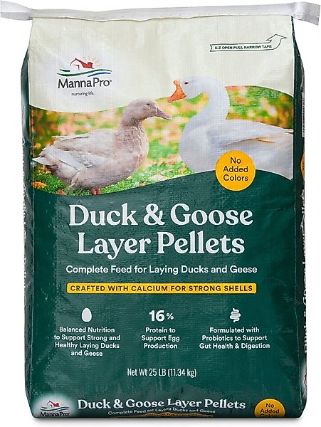 MANNA PRO Duck Layer Pellets Duck Food, 25-lb bag - Chewy.com