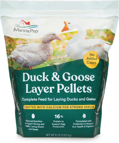 MANNA PRO Duck Layer Pellets Duck Food, 8-lb bag - Chewy.com