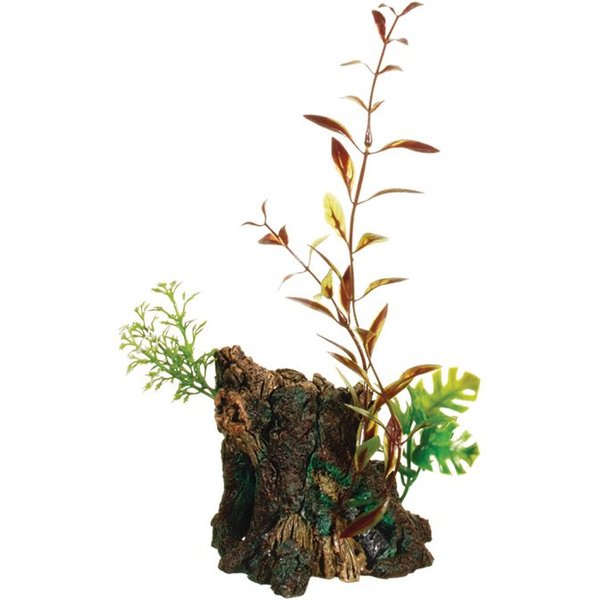 PENN-PLAX Aquatic Glass Crystal Sand Fish Ornament, White/Red - Chewy.com