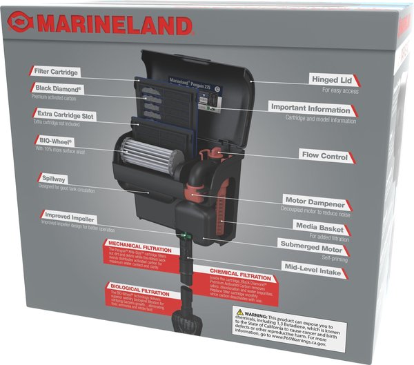 MARINELAND Penguin Pro Aquarium Filter, 275 - Chewy.com