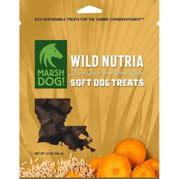 MARSH DOG Wild Nutria Brown Rice & Sweet Potato Soft & Chewy Dog Treats ...