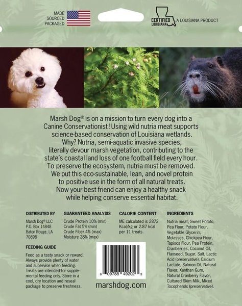 Out of Stock - MARSH DOG Wild Nutria Cranberry Soft & Chewy Dog Treats ...