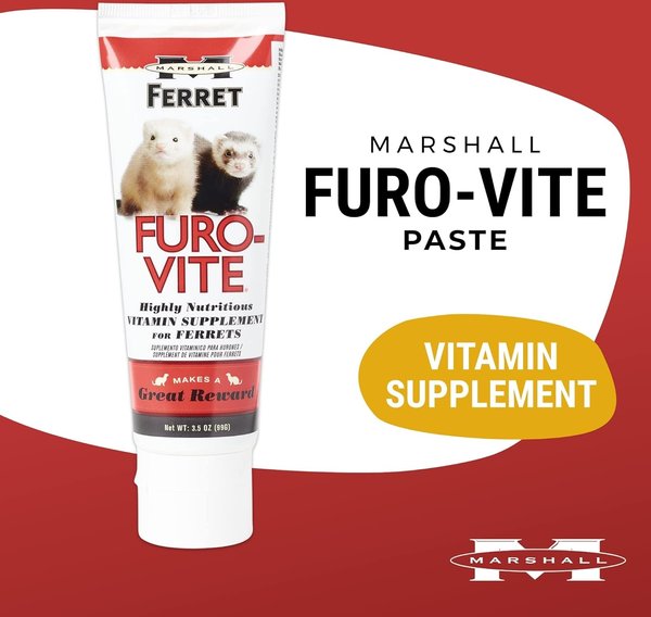 MARSHALL Furo-Vite Highly Nutritious Vitamin Ferret Supplement, 3.5-oz ...