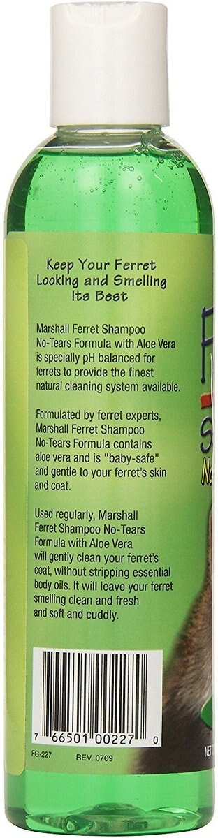 MARSHALL No Tears Formula with Aloe Vera Shampoo for Ferrets, 8-fl oz ...