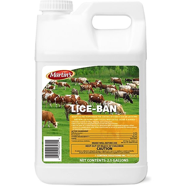 MARTIN'S Lice-Ban Pour-On Cattle Insecticide, 2.5-gal - Chewy.com