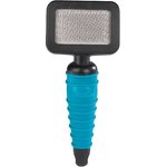EVOLUTION Self-Cleaning Dog Slicker Brush, X-Small - Chewy.com