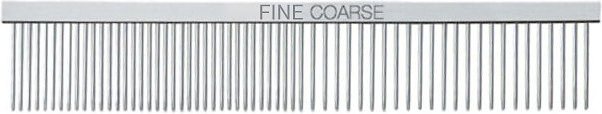 MASTER GROOMING TOOLS Greyhound Comb, Fine/Coarse, Silver - Chewy.com
