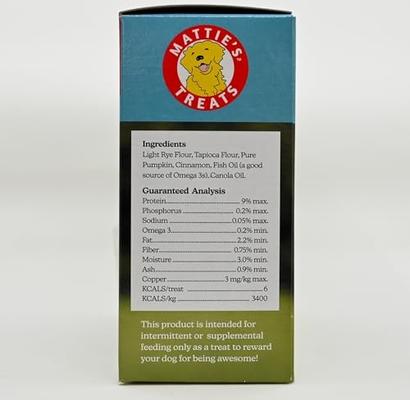 MATTIE'S TREATS Minis Low Protein, Low Phosphorus, Low Sodium Crunchy ...