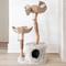 MAU Cento 46-in Modern Wooden Cat Tree & Condo, Gray - Chewy.com