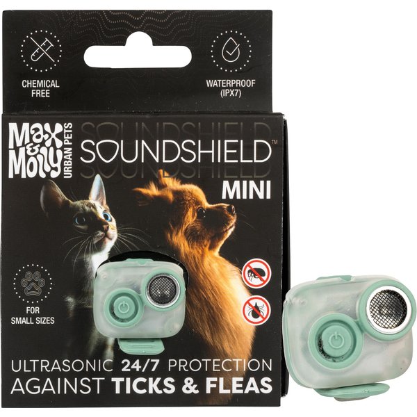 MAX & MOLLY Soundshield Mini 24/7 UltraSonic Tick & Flea Repeller ...