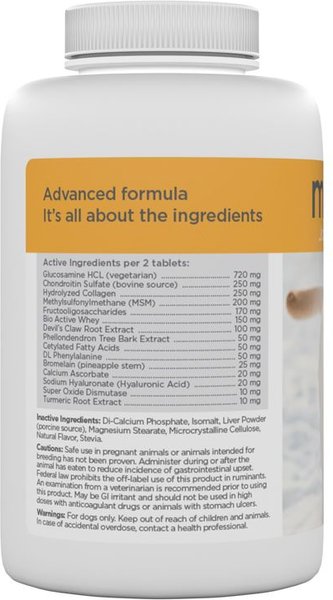 MAXXIPAWS maxxiflex+ Dog Joint Supplement, 120 tablets - Chewy.com