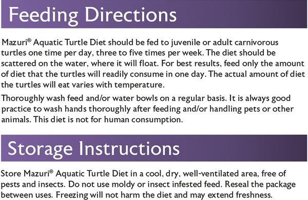 MAZURI Aquatic Turtle Food, 12-oz bag - Chewy.com