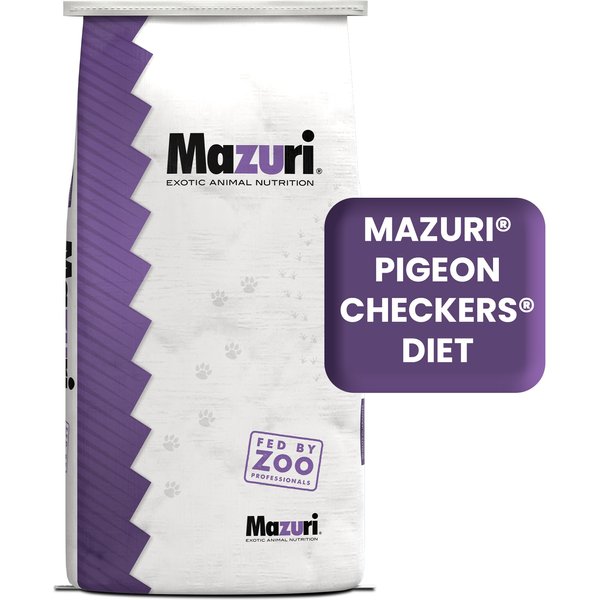 MAZURI Checkers Pelleted Pigeon Food, 50-lb bag - Chewy.com