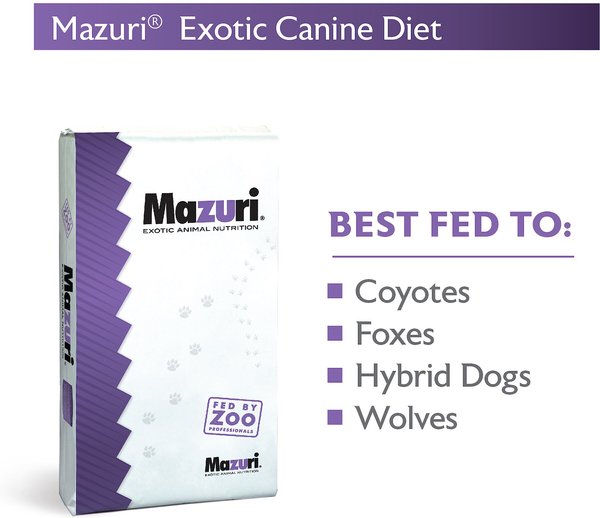 MAZURI Exotic Canine Food, 33-lb bag - Chewy.com