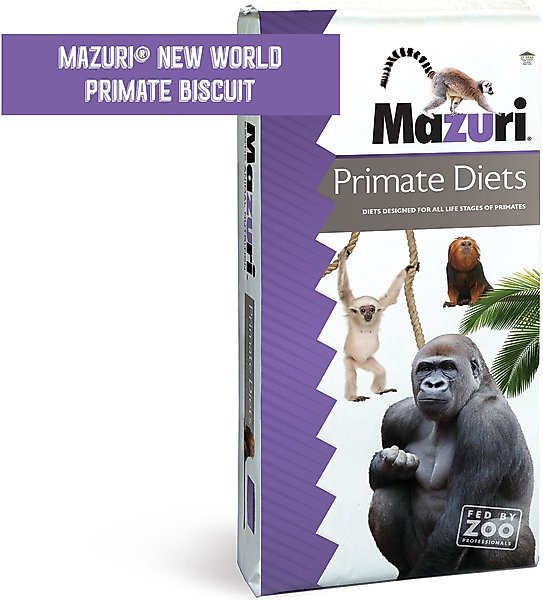 MAZURI New World Primate Biscuit Food, 25-lb bag - Chewy.com
