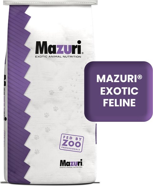 MAZURI Small Exotic Feline Food, 25-lb bag - Chewy.com
