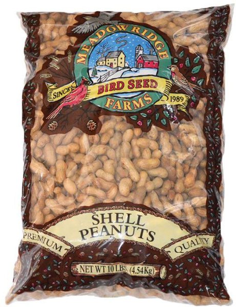 MEADOW RIDGE FARMS Peanut in Shell Seeds Woodpecker, Nuthatch & Jay ...