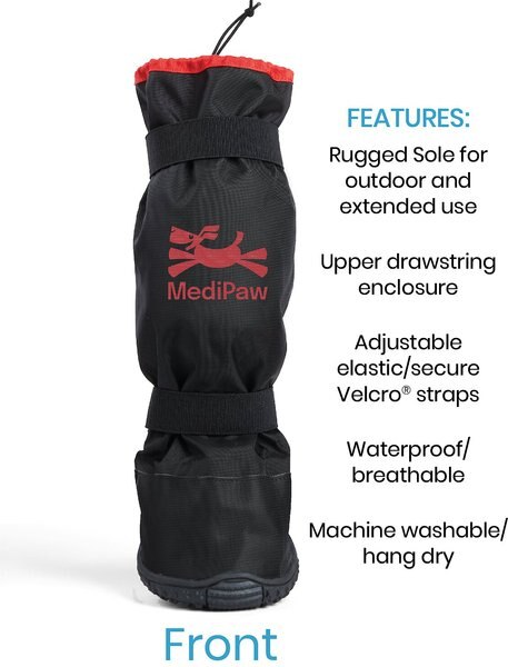 MEDIPAW Rugged Dog & Cat Protective Boot, X-Large - Chewy.com