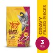 MEOW MIX Gravy Bursts Savory Chicken Flavor Mix with Gravy Filled ...