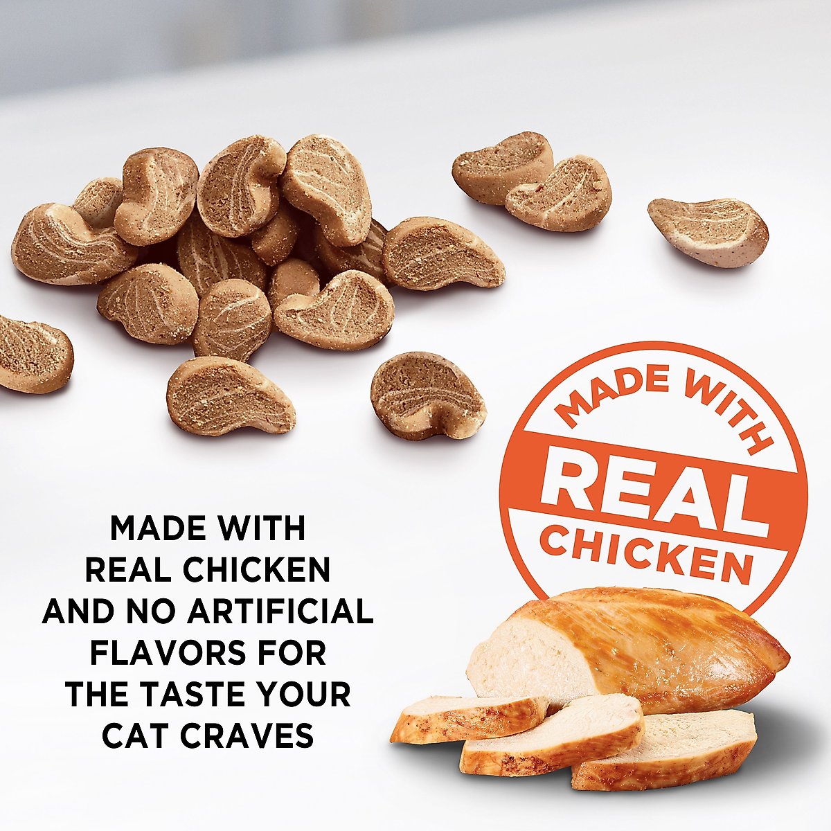 MEOW MIX Irresistibles White Meat Chicken Soft & Chewy Cat Treats, 12 ...