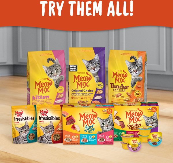 MEOW MIX Original Choice Dry Cat Food, 30-lb bag - Chewy.com