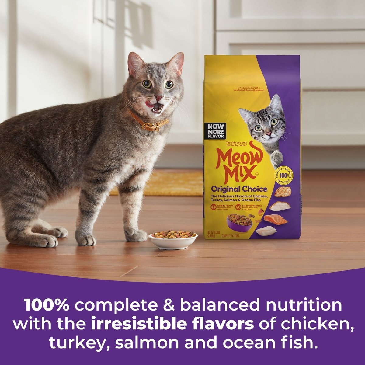 MEOW MIX Original Choice Dry Cat Food, 6.3-lb bag - Chewy.com
