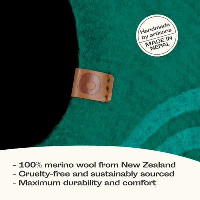 MEOWFIA Premium Felt Cat Cave Bed, Emerald, Large - Chewy.com