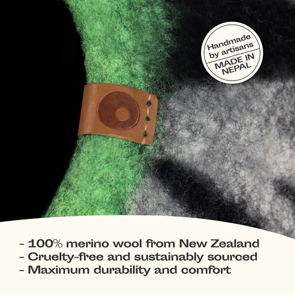 MEOWFIA Premium Felt Cat Cave Bed, Shining Tiger, Large - Chewy.com