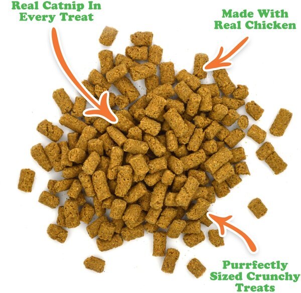 MEOWIJUANA Crunchie Munchie Chicken Flavored Catnip Crunchy Cat Treats ...