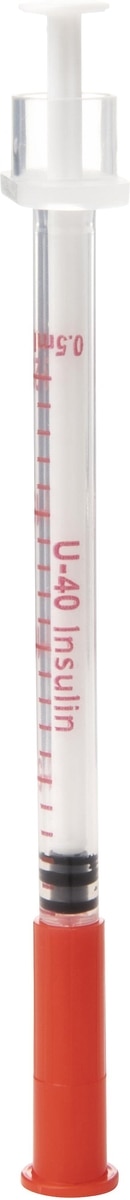 MERCK Insulin Syringes U-40 0.5-in x 29G, 0.5-cc - Easy Refills | Chewy Rx