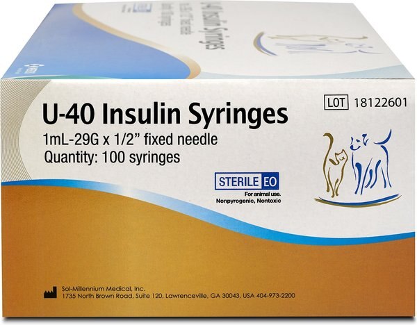 MERCK Insulin Syringes U-40 0.5-in x 29G, 1-cc - Easy Refills | Chewy Rx