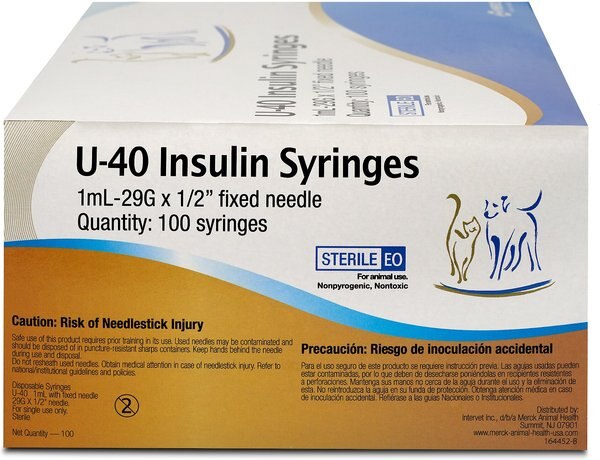 MERCK Insulin Syringes U-40 0.5-in x 29G, 1-cc - Easy Refills | Chewy Rx