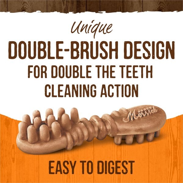 MERRICK Fresh Kisses Dental Chews Pumpkin Natural Large Dog Dental ...