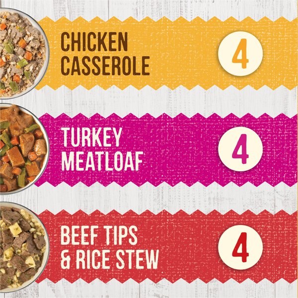 MERRICK Kitchen Comforts Real Meat & Brown Rice with Grains Variety ...