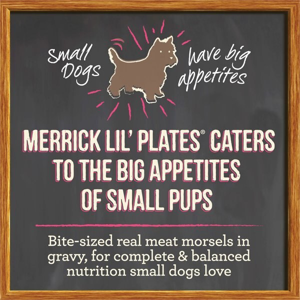 MERRICK Lil’ Plates Dinner Duos Teeny Texas Steak Tips Dinner & Tiny ...