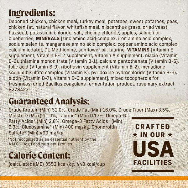 MERRICK Lil' Plates Grain-Free Small Breed Dry Dog Food Real Chicken ...