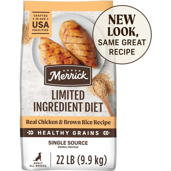 MERRICK Limited Ingredient Diet Dry Dog Food Real Chicken & Brown Rice ...