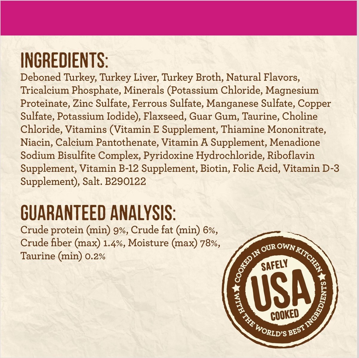 MERRICK Limited Ingredient Diet Grain-Free Real Turkey Pate Recipe ...