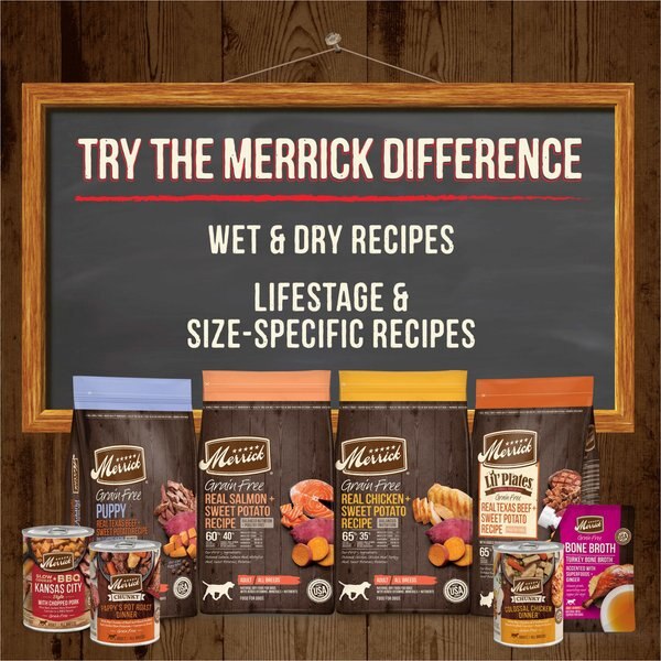 MERRICK Oven Baked Cowboy Cookout with Real Beef & Bacon Dog Treats, 11 ...