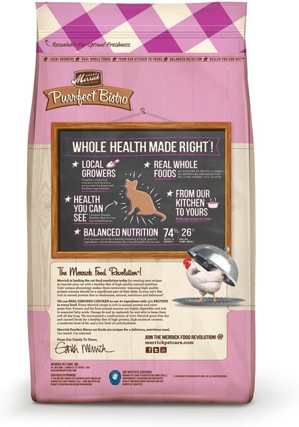 MERRICK Purrfect Bistro Grain-Free Healthy Kitten Recipe Dry Cat Food ...