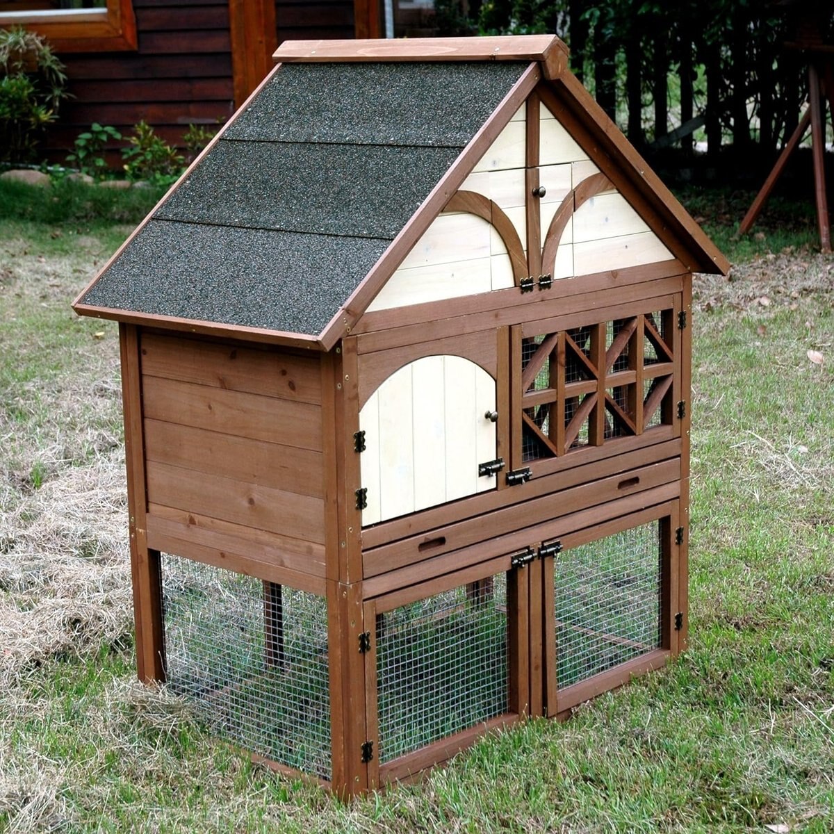 MERRY PRODUCTS Tudor Decorative Rabbit Hutch - Chewy.com