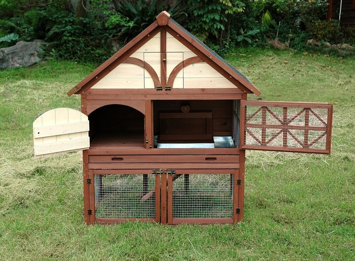 MERRY PRODUCTS Tudor Decorative Rabbit Hutch - Chewy.com