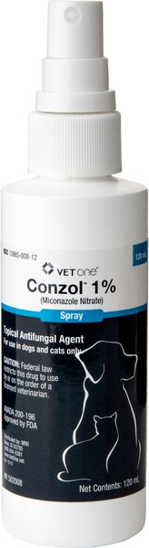 MICONAZOLE Nitrate (Generic) Spray 1% for Dogs & Cats, 120-mL - Easy ...