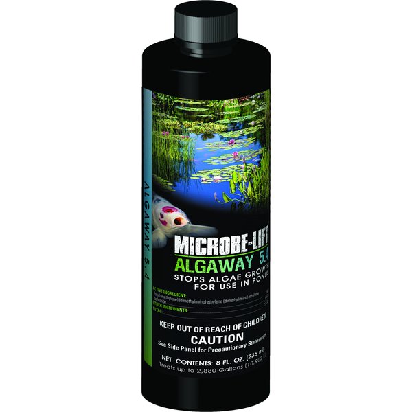MICROBE-LIFT Algaway 5.4 Pond Algae Control, 8-oz bottle - Chewy.com